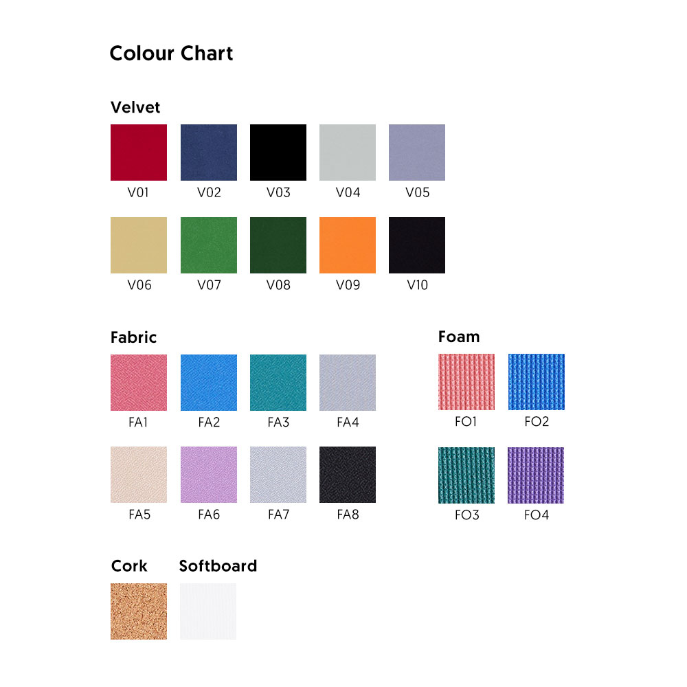 Aluminium Framed Notice Board Malaysia | Cork, Foam & Soft Board Options